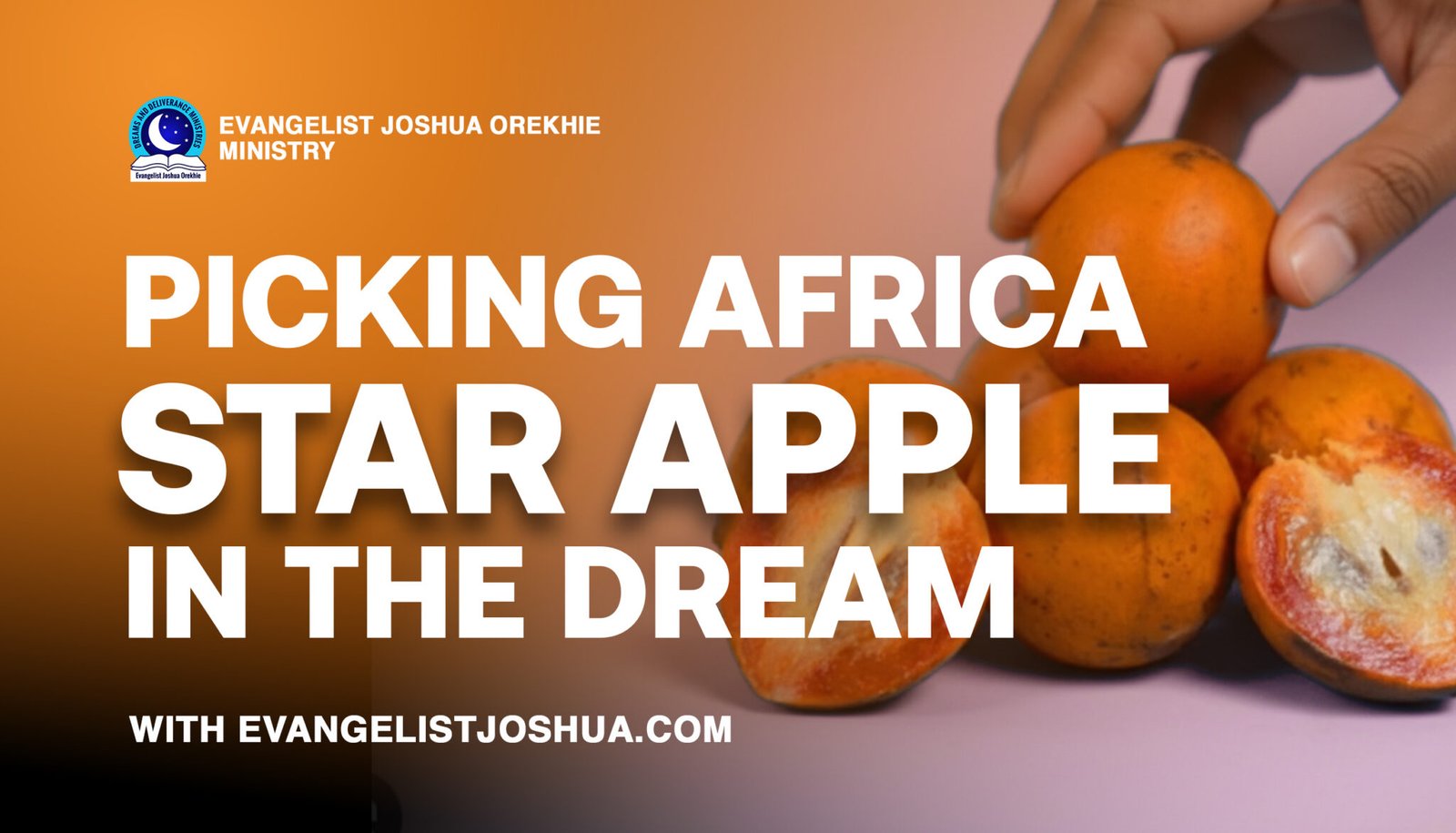 Picking Africa Star Apple In The Dream-Evangelistjoshua.com