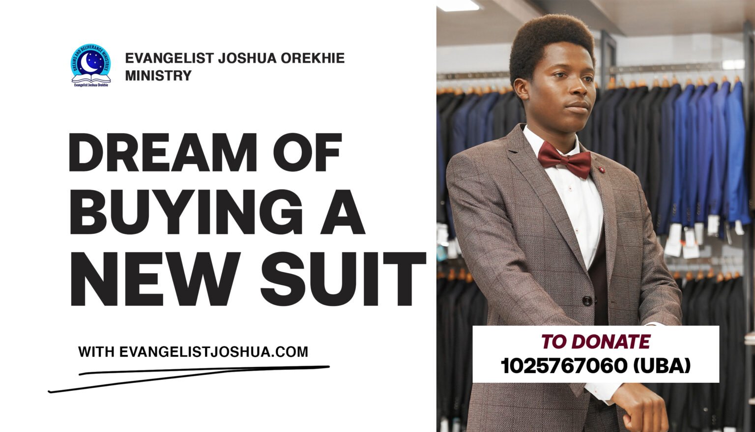 Dream About Buying A New Suit-Evangelistjoshua.com